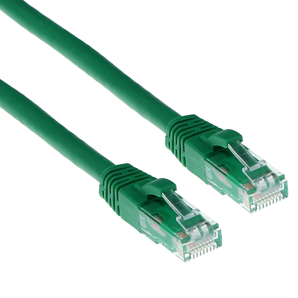 ACT Groene 0,25 meter U/UTP CAT6 patchkabel snagless met RJ45 ...