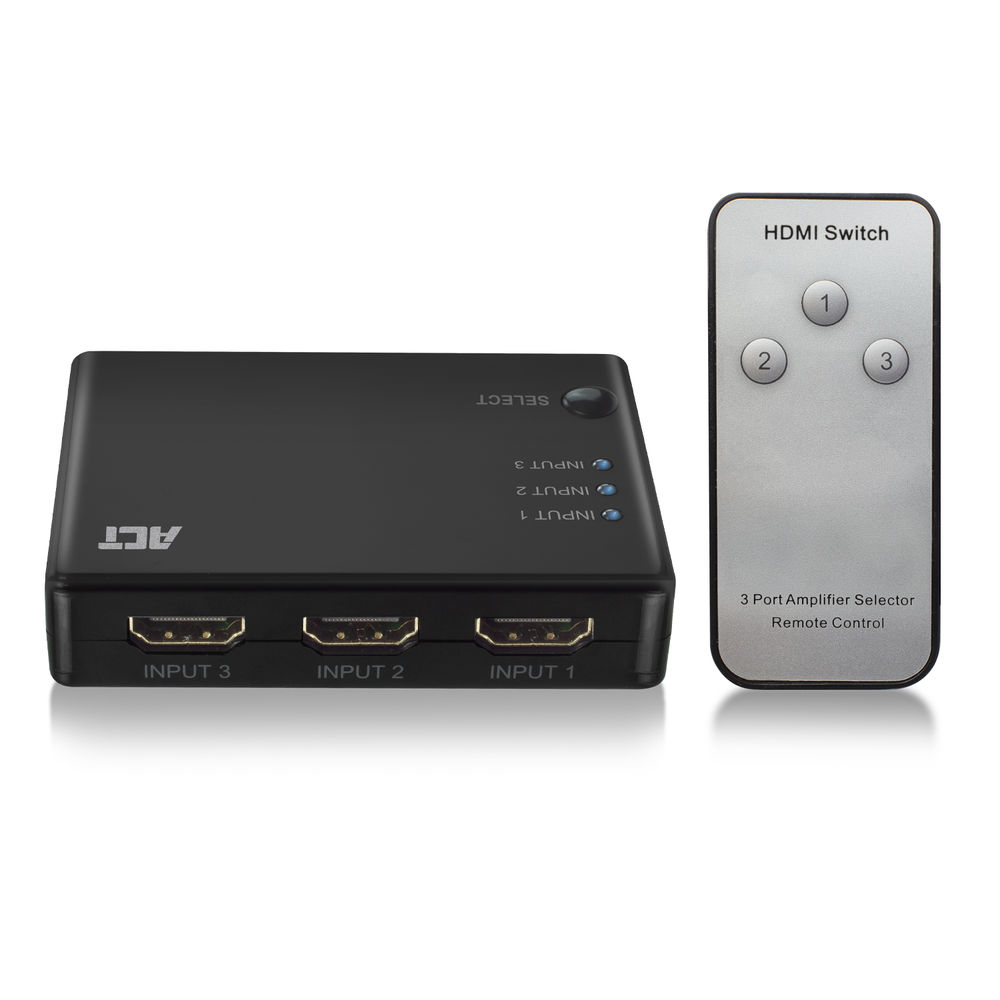 ACT 4K HDMI Switch 3x1 | INTAC7845