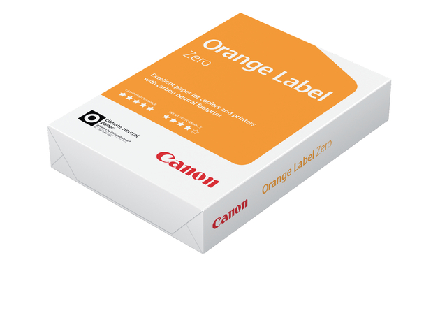 Kopieerpapier Canon Orange Label Zero 80gr A4 wit 500 vel | Q880171